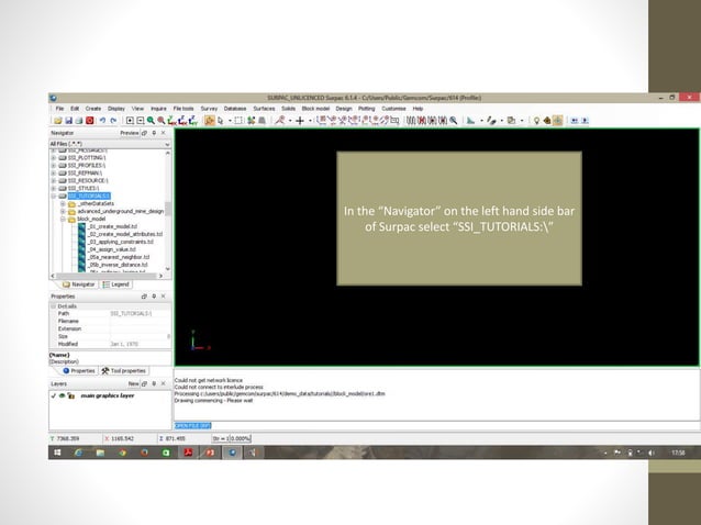 Block modeling using surpac | PPTX | Databases | Computer Software and Applications