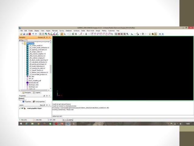 Block modeling using surpac | PPTX | Databases | Computer Software and ...