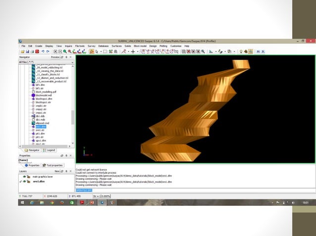 Block modeling using surpac | PPTX | Databases | Computer Software and Applications