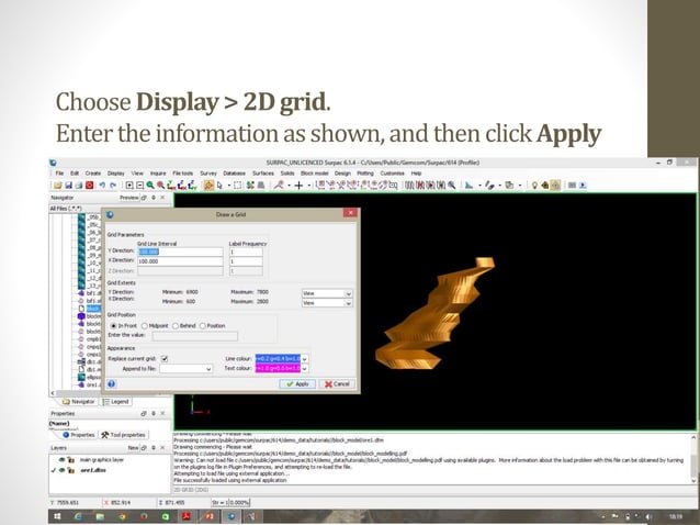 Block Modeling Using Surpac Pptx Databases Computer Software And Applications