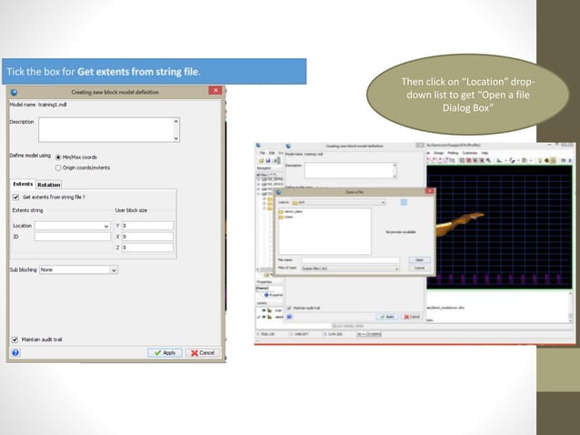 Block Modeling Using Surpac Pptx Databases Computer Software And Applications