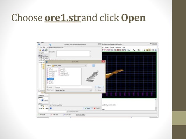 Block Modeling Using Surpac Pptx Databases Computer Software And Applications