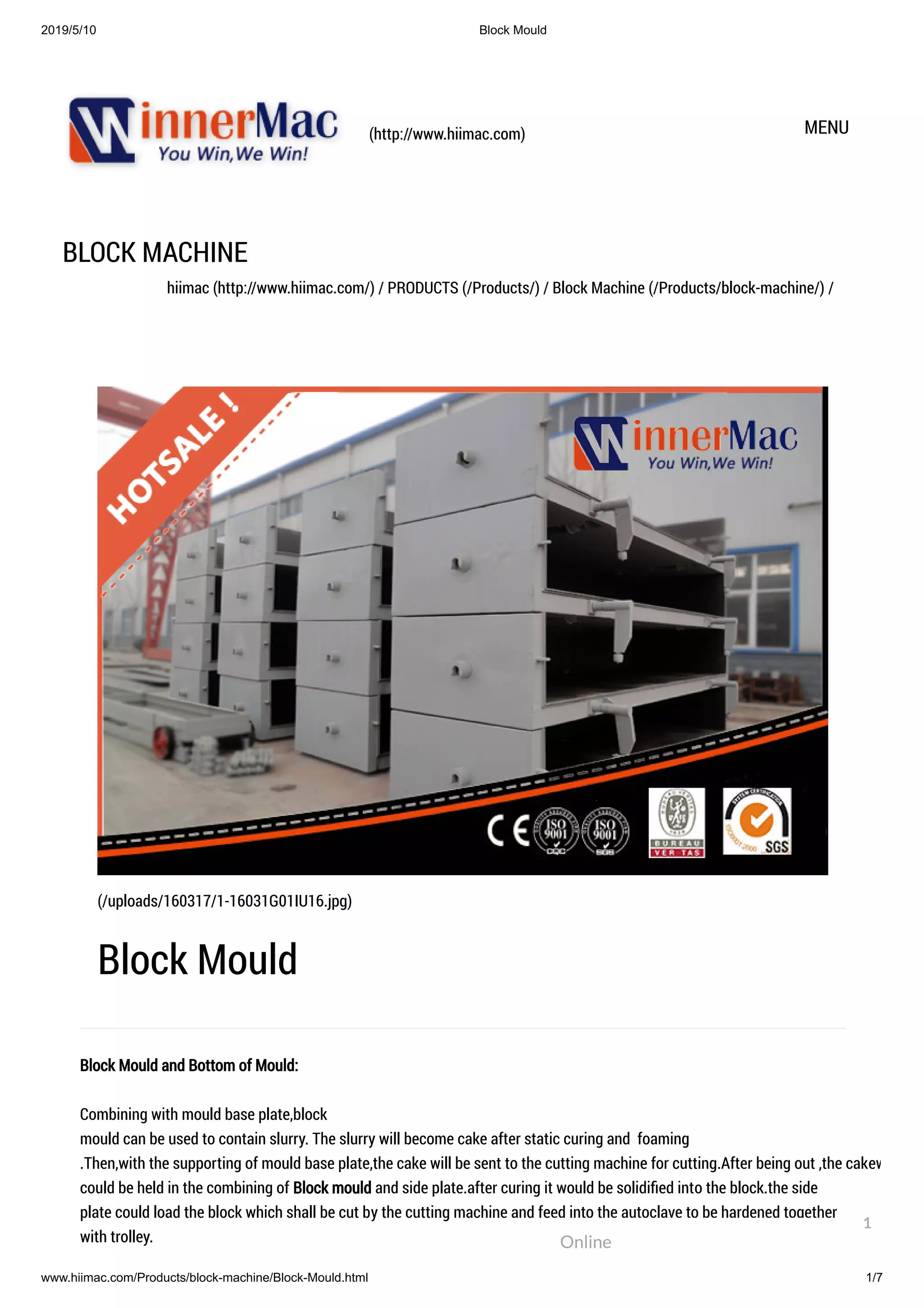 Block mould | PDF