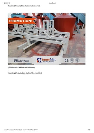 Block mould | PDF
