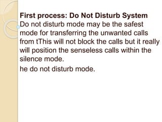 Block numbers on any i phone simple process | PPT