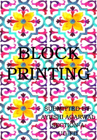 Block printing | PPTX