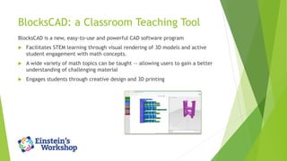 BlocksCAD--STEM Learning Tool | PPT
