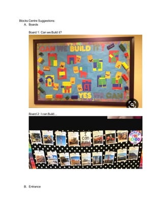 Blocks Centre Suggestions | PDF
