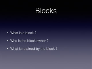 Blocks & Memory | PPT