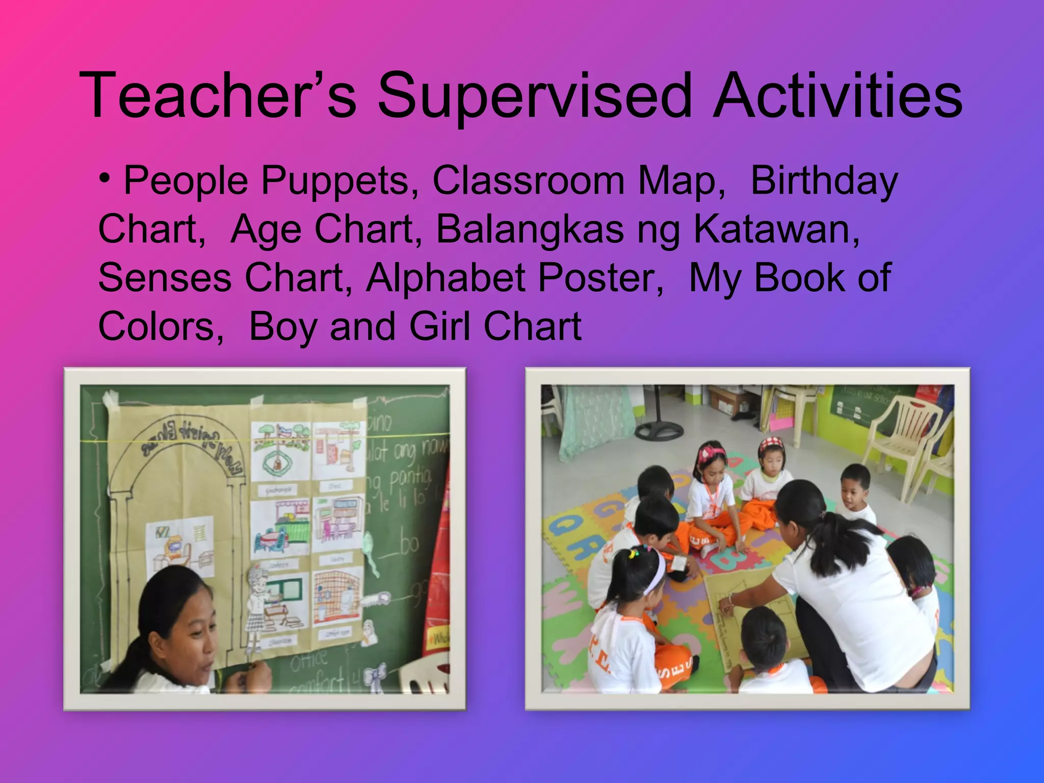 Managing Blocks of Time in a Kindergarten Class | PPT