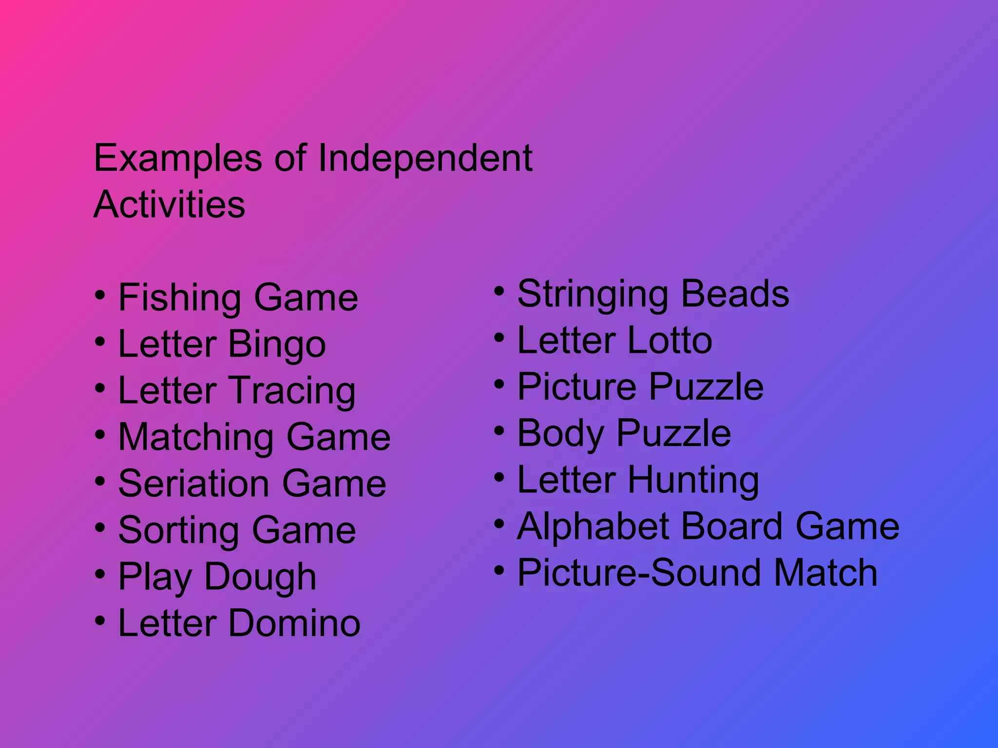 Managing Blocks of Time in a Kindergarten Class | PPT