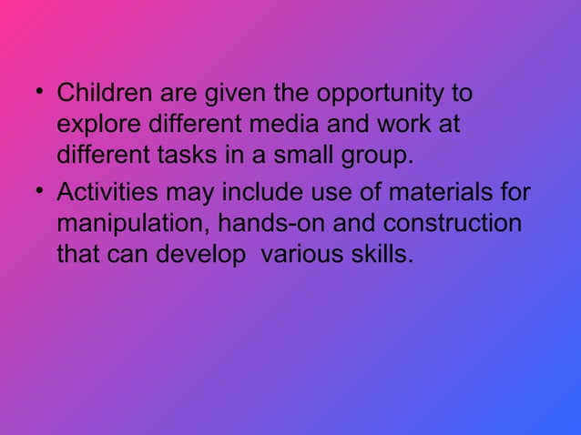 Managing Blocks of Time in a Kindergarten Class | PPT | Daycare and Pre ...