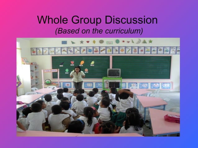 Managing Blocks of Time in a Kindergarten Class | PPT | Daycare and Pre ...