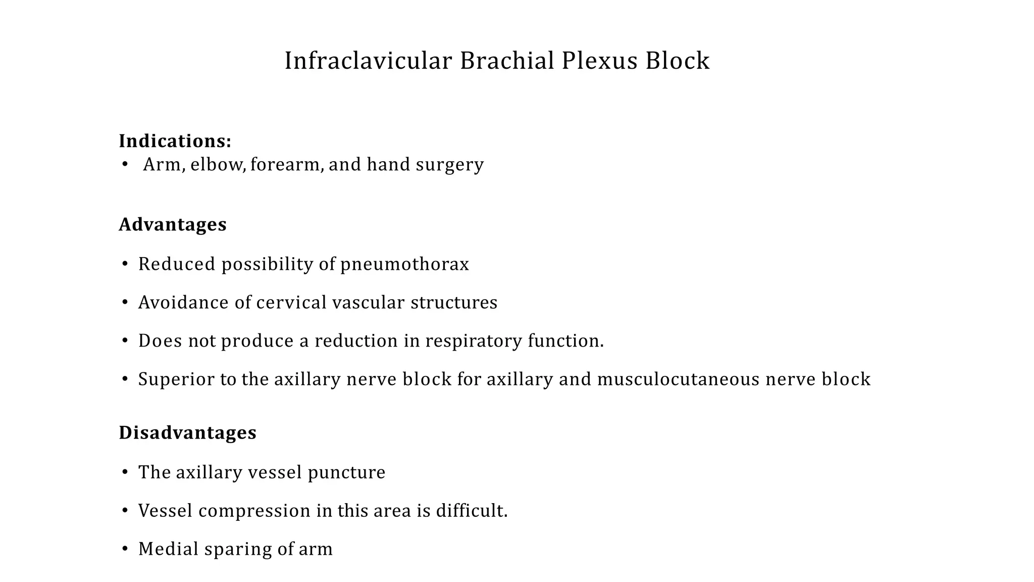 Blocks upper limb anesthesia | PPTX