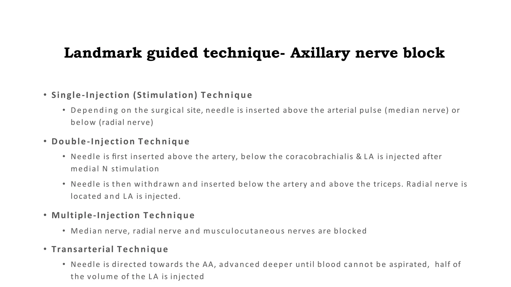 Blocks upper limb anesthesia | PPTX