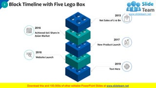 Block Timeline Project Fundraising Company Launch Project Initiation | PPT