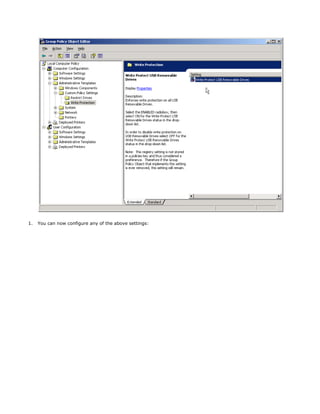 usbblocking in desktop laptop | PDF