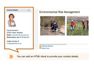Different ways of using Moodle blocks | PPTX