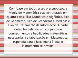 Bloco pedagógico da alfabetização | ODP