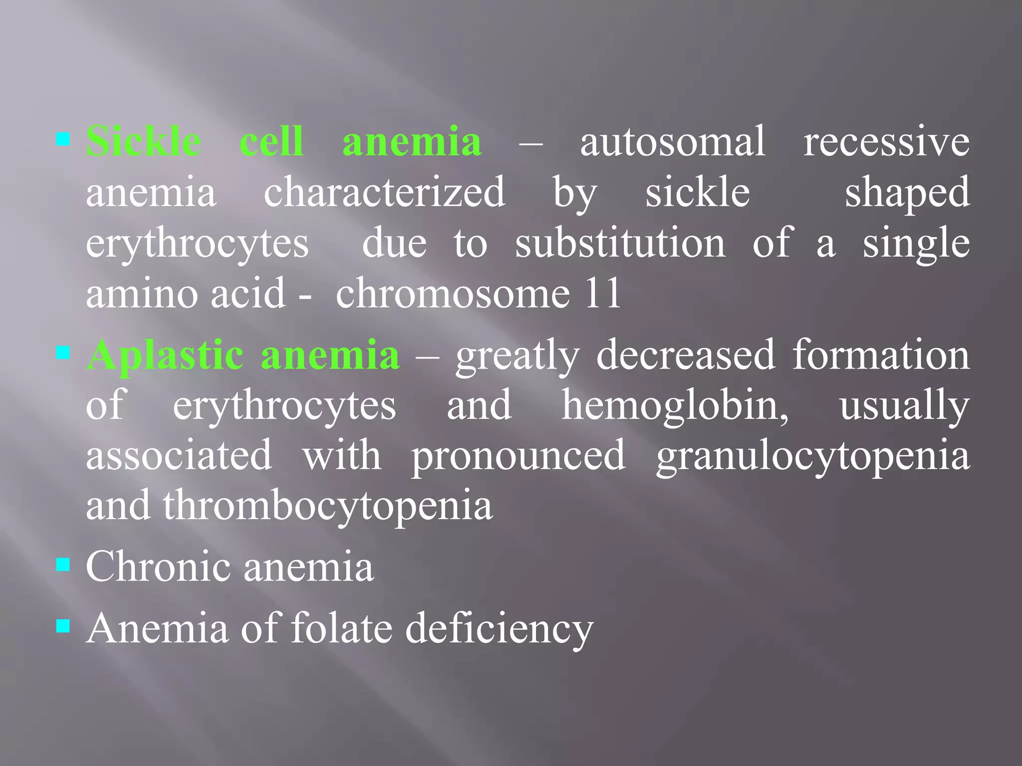 Blood disorders management | PPTX