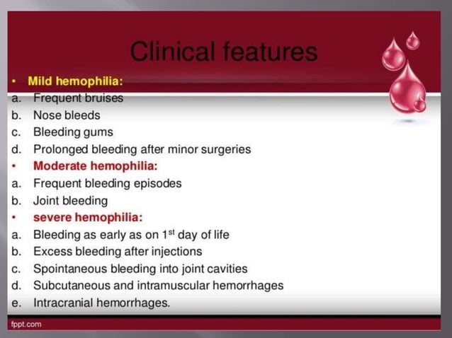 Blood disorders management | PPTX