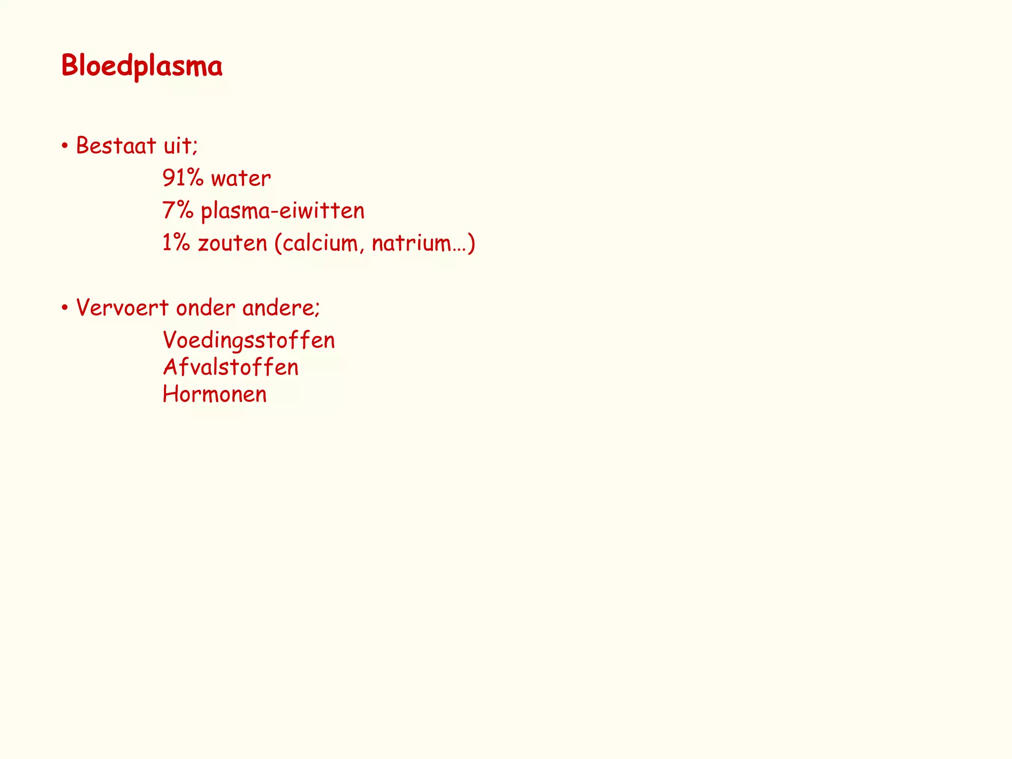 Bloed En Bloedsomloop | PPTX