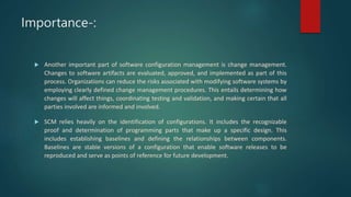 Software Configuration Management In Software Engineering | PPTX