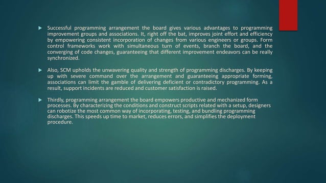 Software Configuration Management In Software Engineering | PPTX | Operating Systems | Computer ...