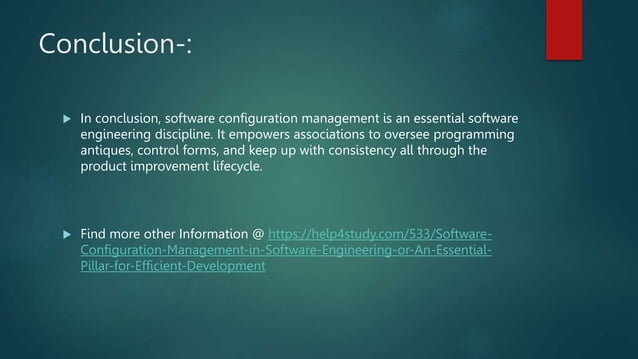 Software Configuration Management In Software Engineering | PPTX | Operating Systems | Computer ...