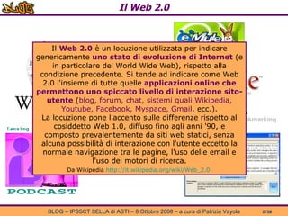 Usi didattici del Blog | PPT