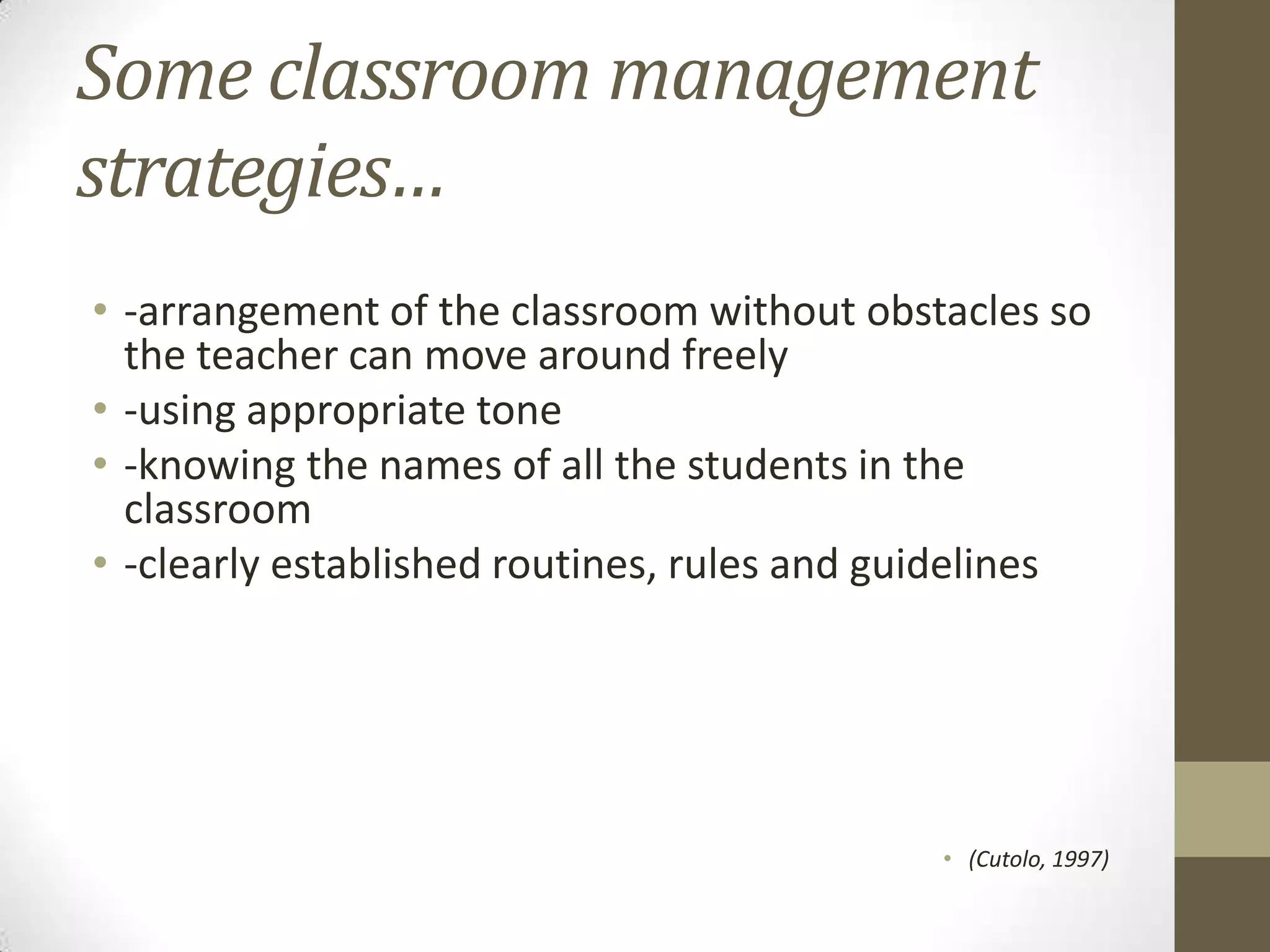 Classroom Management & Behavior Interventions | PPTX
