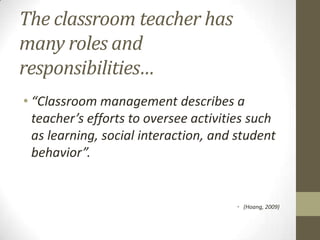 Classroom Management & Behavior Interventions | PPTX