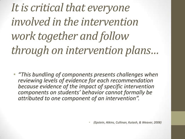 Classroom Management & Behavior Interventions | PPT