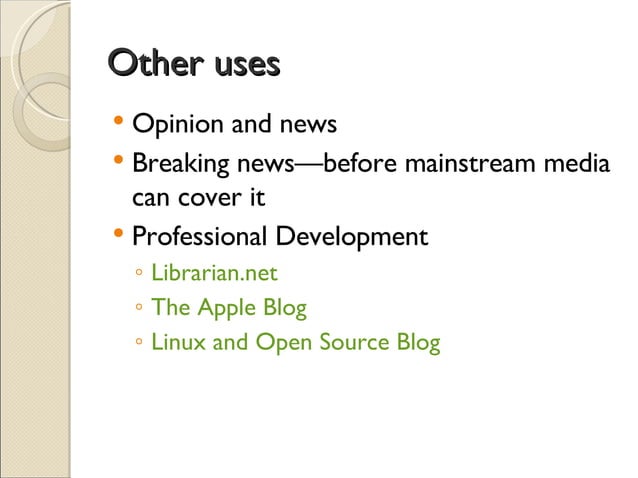 Blogs: Journals of the 21st Century | PPT | Internet | Computing