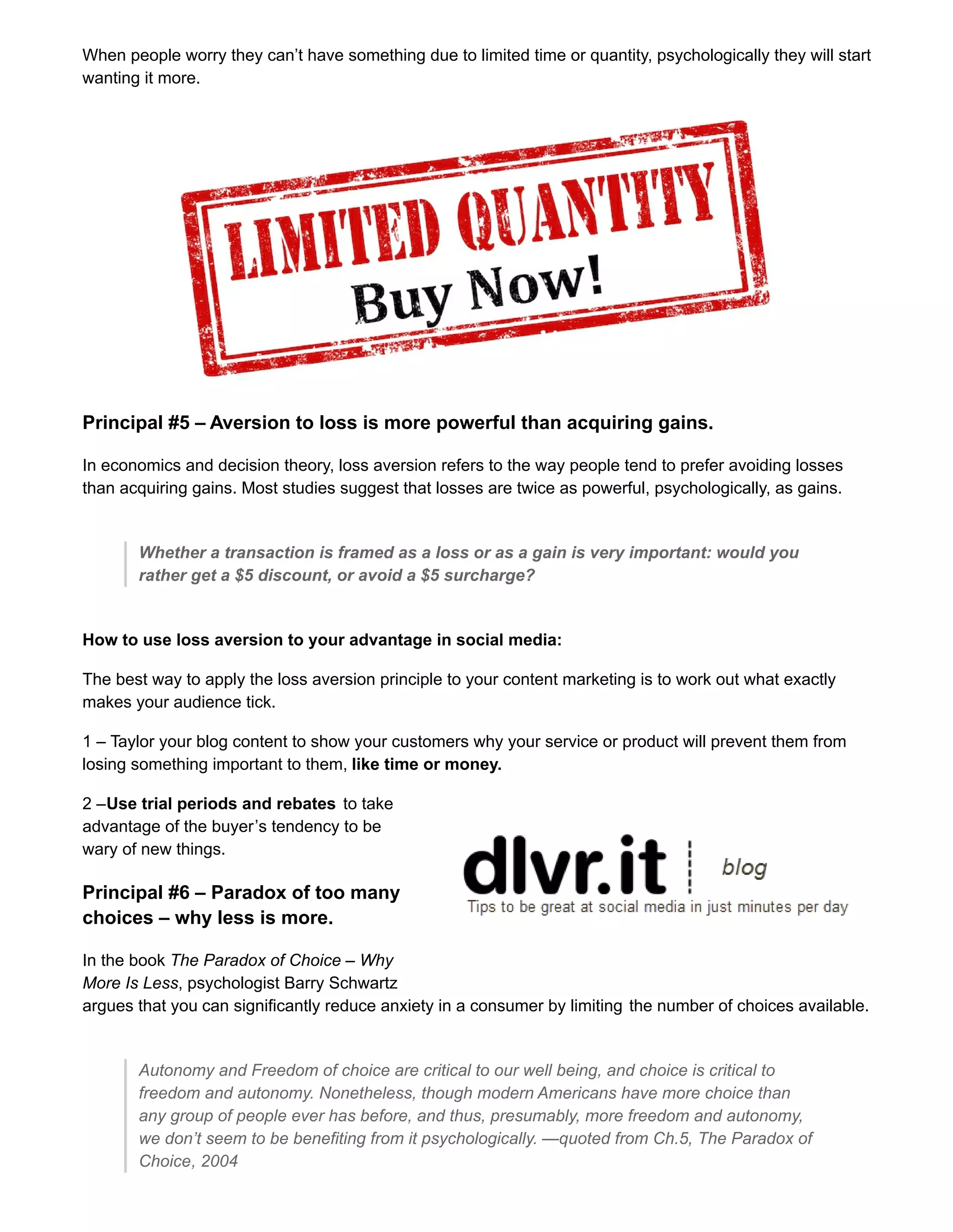 Six Consumer Psychology Principles that you Should ‘NOT’ Ignore to Gain ...