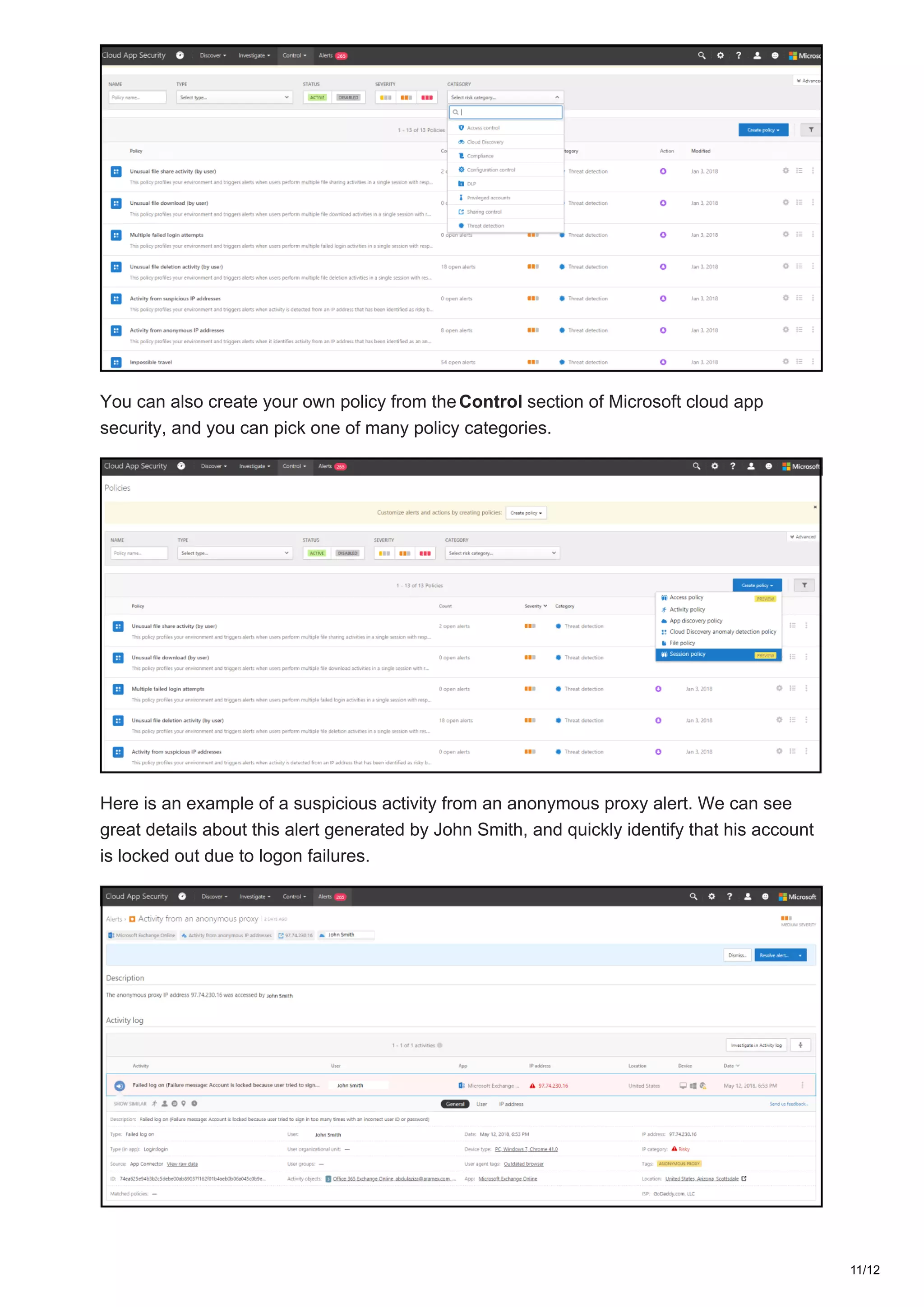 Microsoft Cloud App Security CASB | PDF