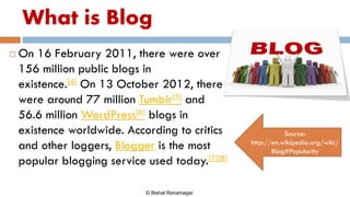 Blog designing using wordpress.com tips by Bishal | PDF