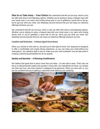 quickrestaurant,restaurant,best food in place | PDF