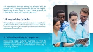 Navigating the Middle Eastern Healthcare Landscape: 5 Key Considerations | PPT