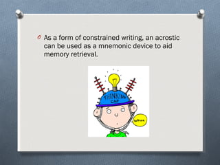 Blog acrostic poems powerpoint grade 7 | PPT