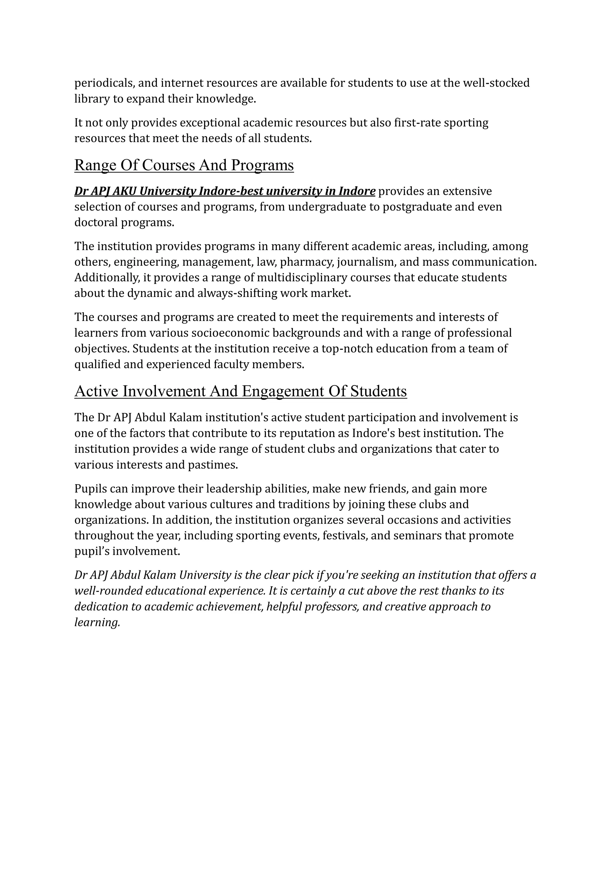 Blog-APJ AKU university indore-best university indore.ppt