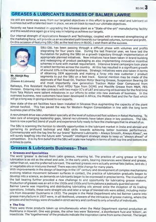 Balmer Lawrie - Blog August 2013 | PDF