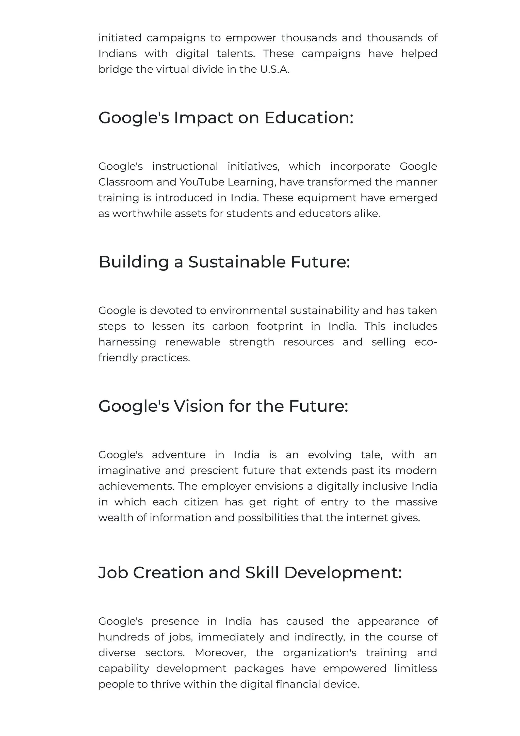 Best Google Offices in India | PDF