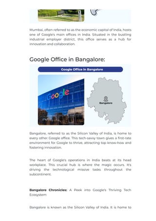 Best Google Offices in India | PDF