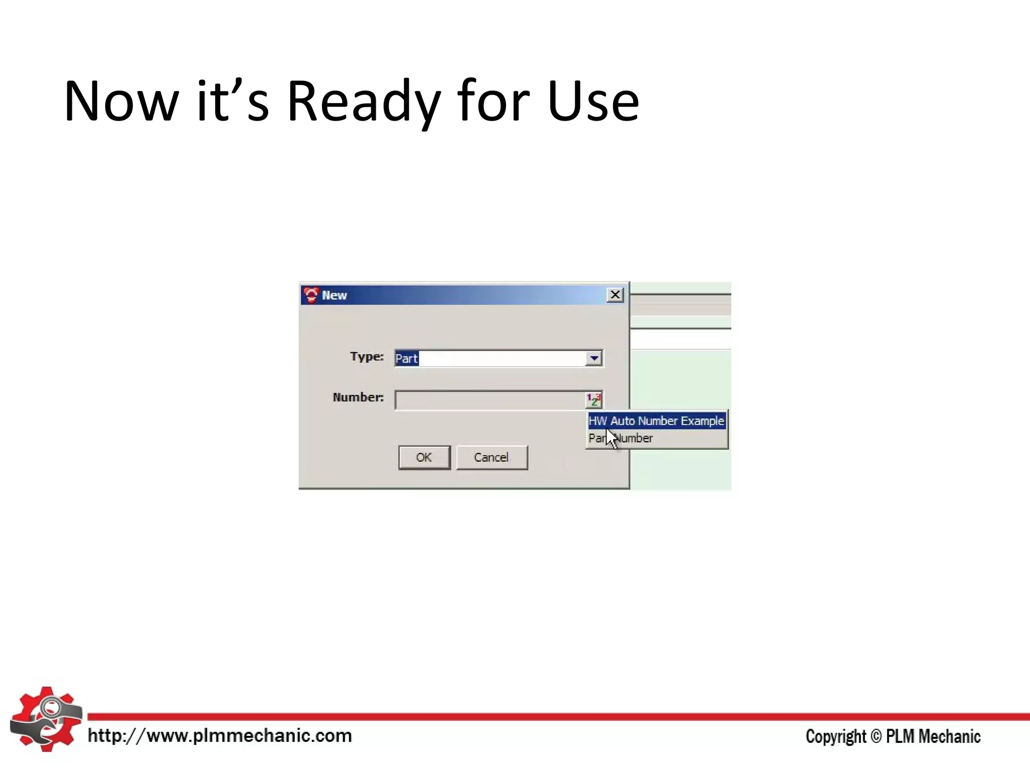 Create a custom AutoNumber source | PPT