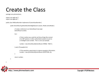 Create a custom AutoNumber source | PPT