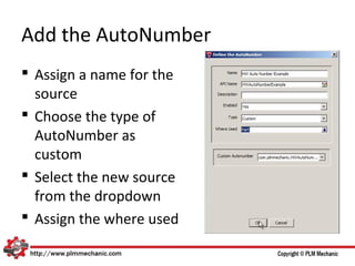 Create a custom AutoNumber source | PPT