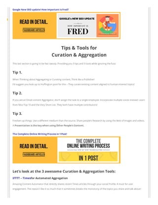 The true meaning of Content Curation and Aggregation | PDF | Free Download