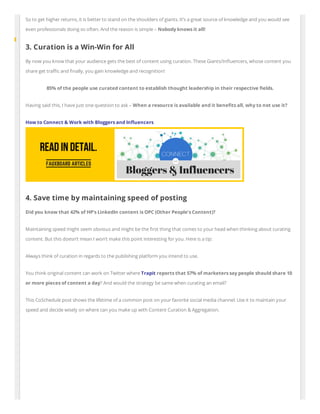 The true meaning of Content Curation and Aggregation | PDF | Free Download