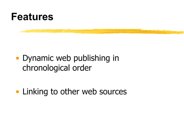 Blog features supporting learning and teaching | PPT